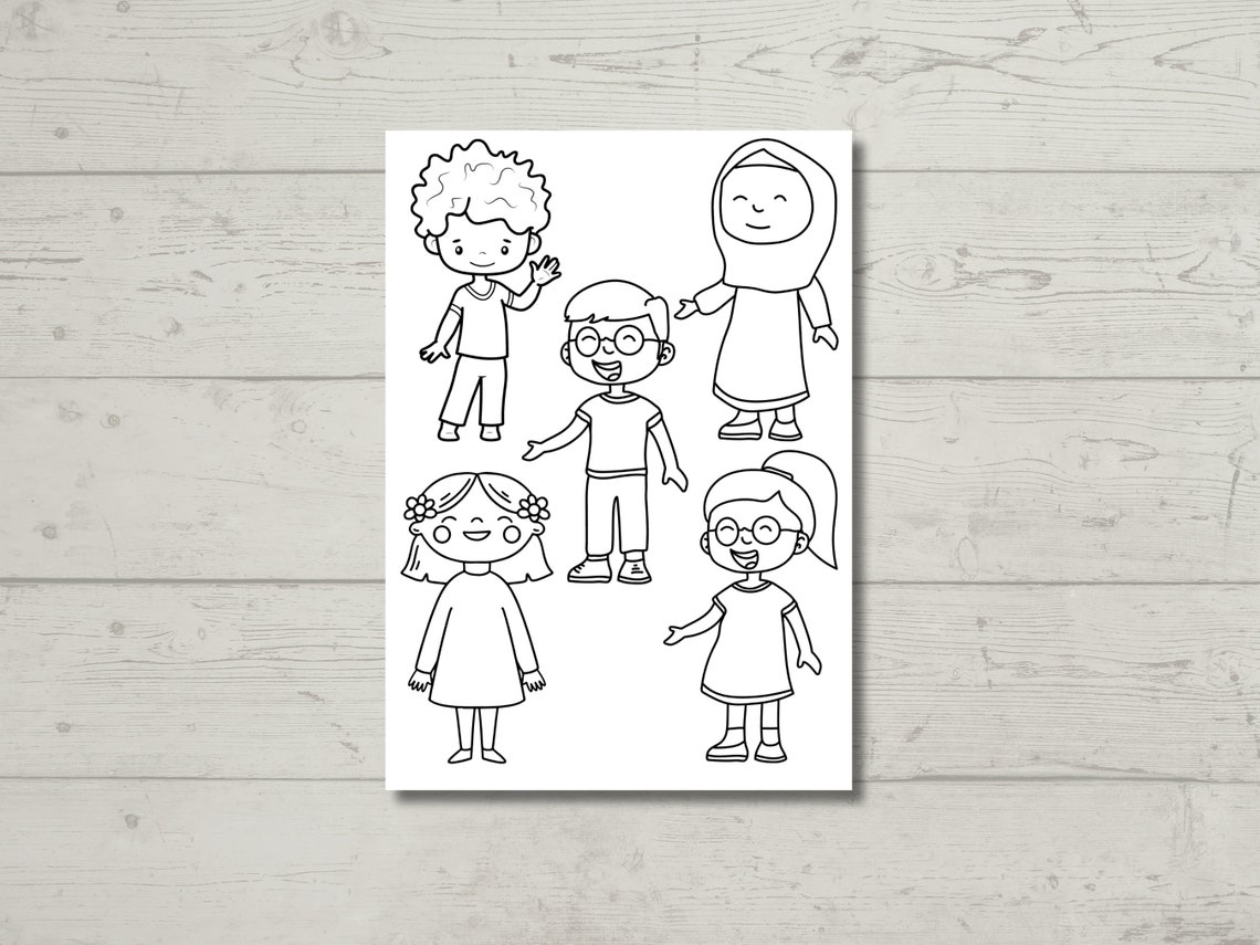Printable Colouring Pages, Instant Download Colouring Pages, PDF ...
