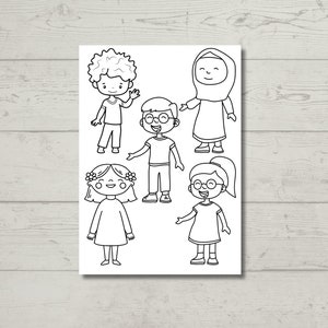 Printable Colouring Pages, Instant Download Colouring Pages, PDF ...