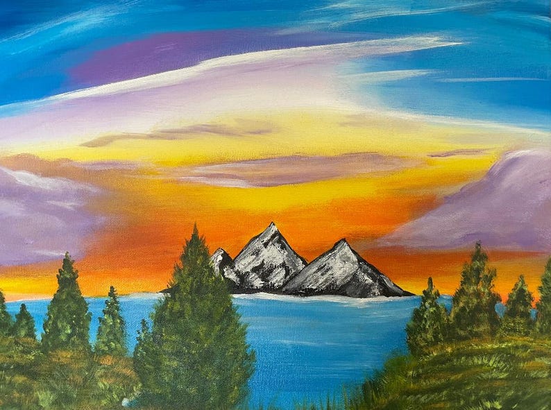 10 Additional Acrylic Outdoor Art Paintings - Etsy