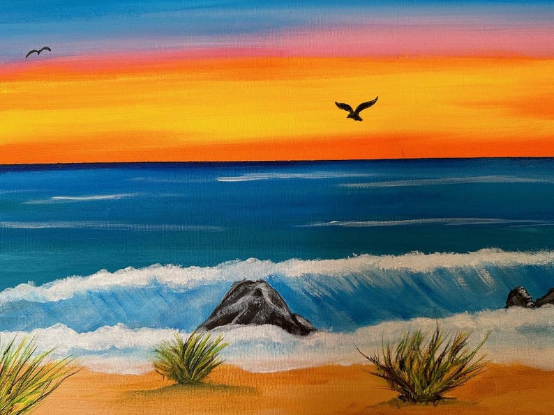10 Additional Acrylic Outdoor Art Paintings - Etsy