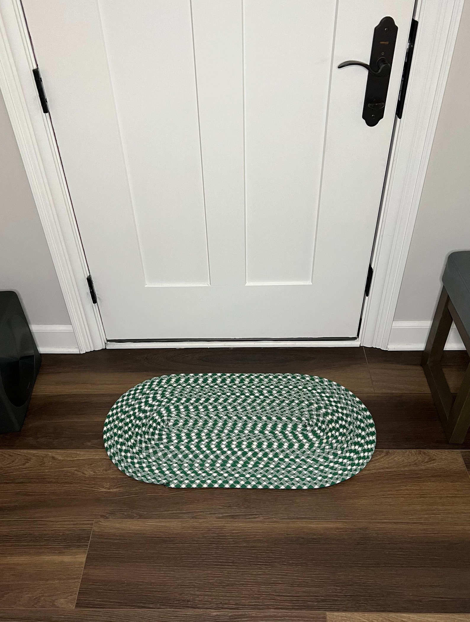 Upcycled Rock Climbing Rope Rug. Handmade Mat for Doorway, Camping ...