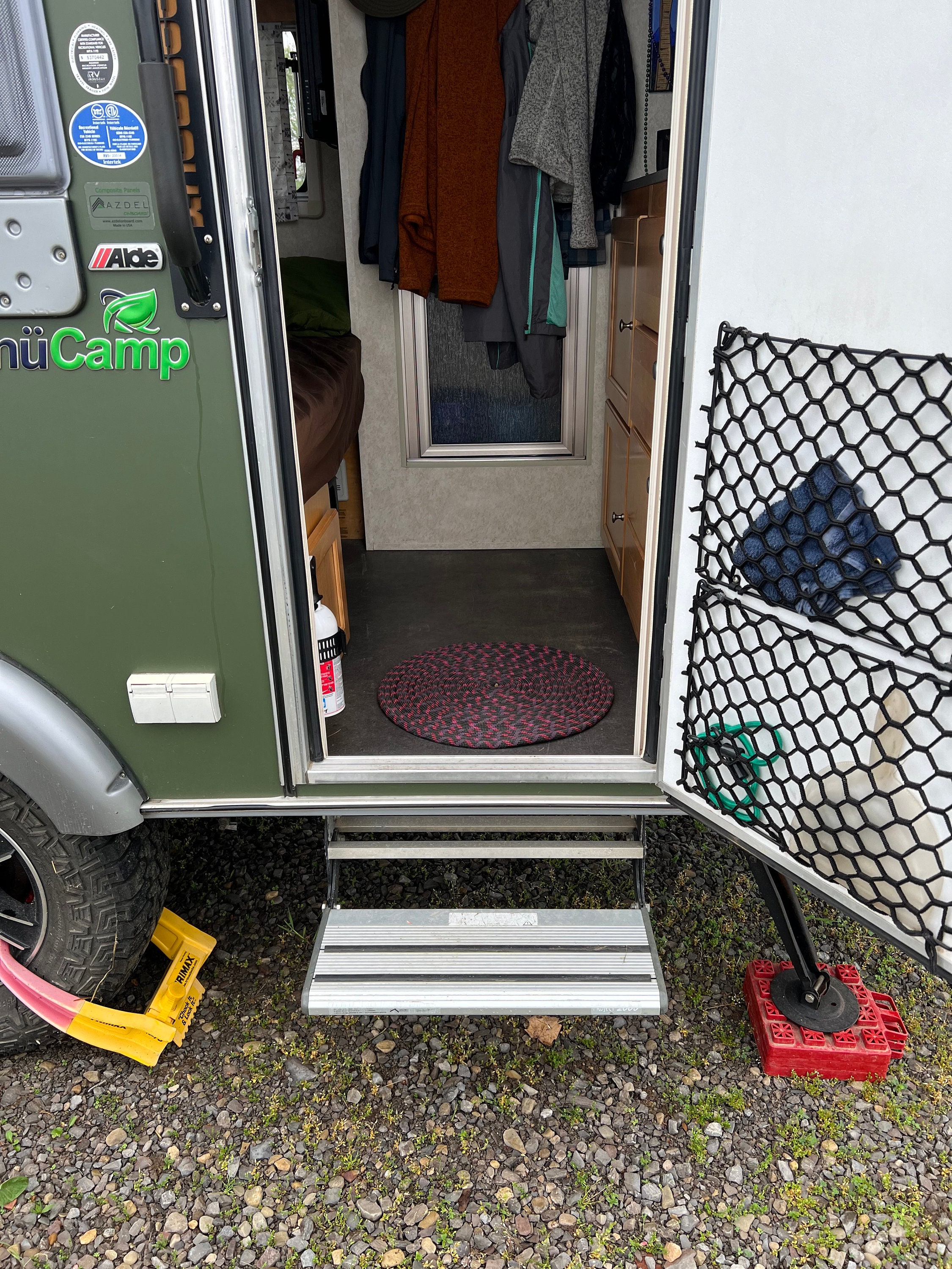 Handmade Spiral Mat Made From Retired Rock Climbing Rope. Doormat for ...