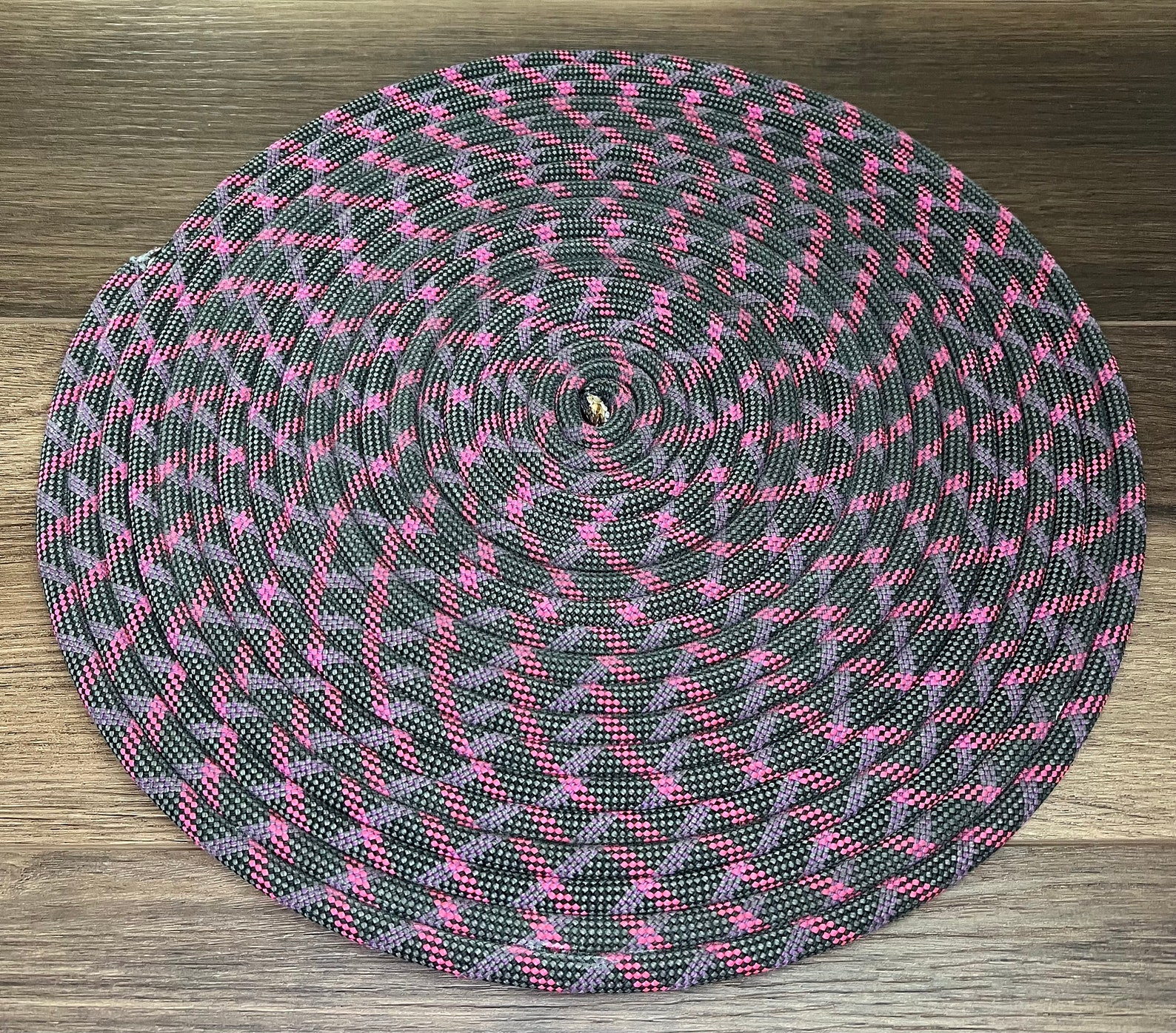 Handmade Spiral Mat Made From Retired Rock Climbing Rope. Doormat for ...