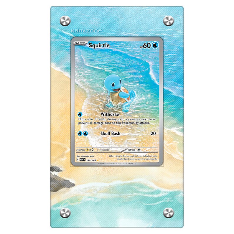 Squirtle 170/165 - Pokémon Extended Artwork Protective Display Case - Etsy