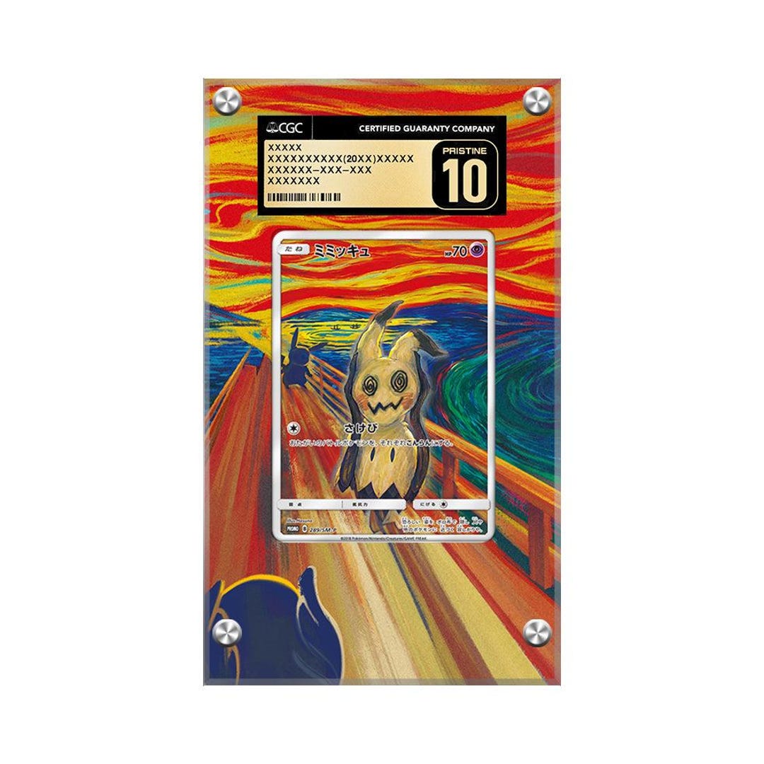 Mimikyu 289/SM-P SCREAM Munch - Pokémon CGC Extended Artwork Protective ...