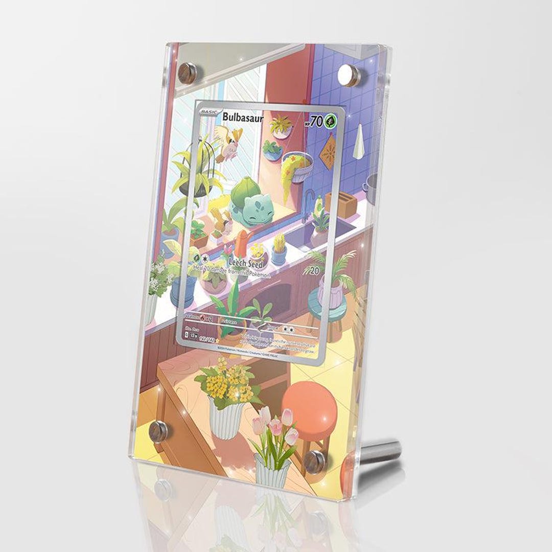 Bulbasaur - 143/142 - Pokémon Extended Artwork Protective Card Display ...