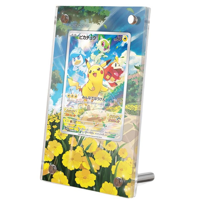 Pikachu (027) Pokémon Extended Artwork Protective Card Display Case - Etsy