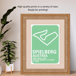 F1 Spielberg GP Printable Poster, Digital Download, F1 Austria GP ...