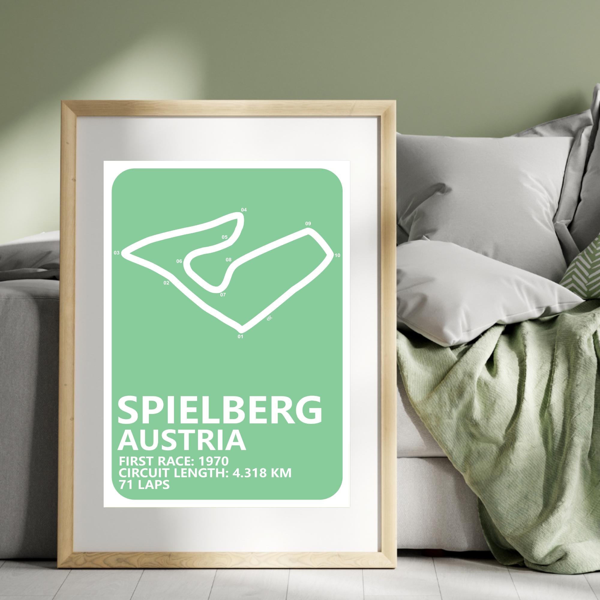 F1 Spielberg GP Printable Poster, Digital Download, F1 Austria GP ...