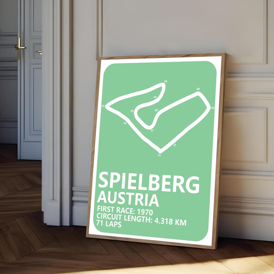 F1 Spielberg GP Printable Poster, Digital Download, F1 Austria GP ...