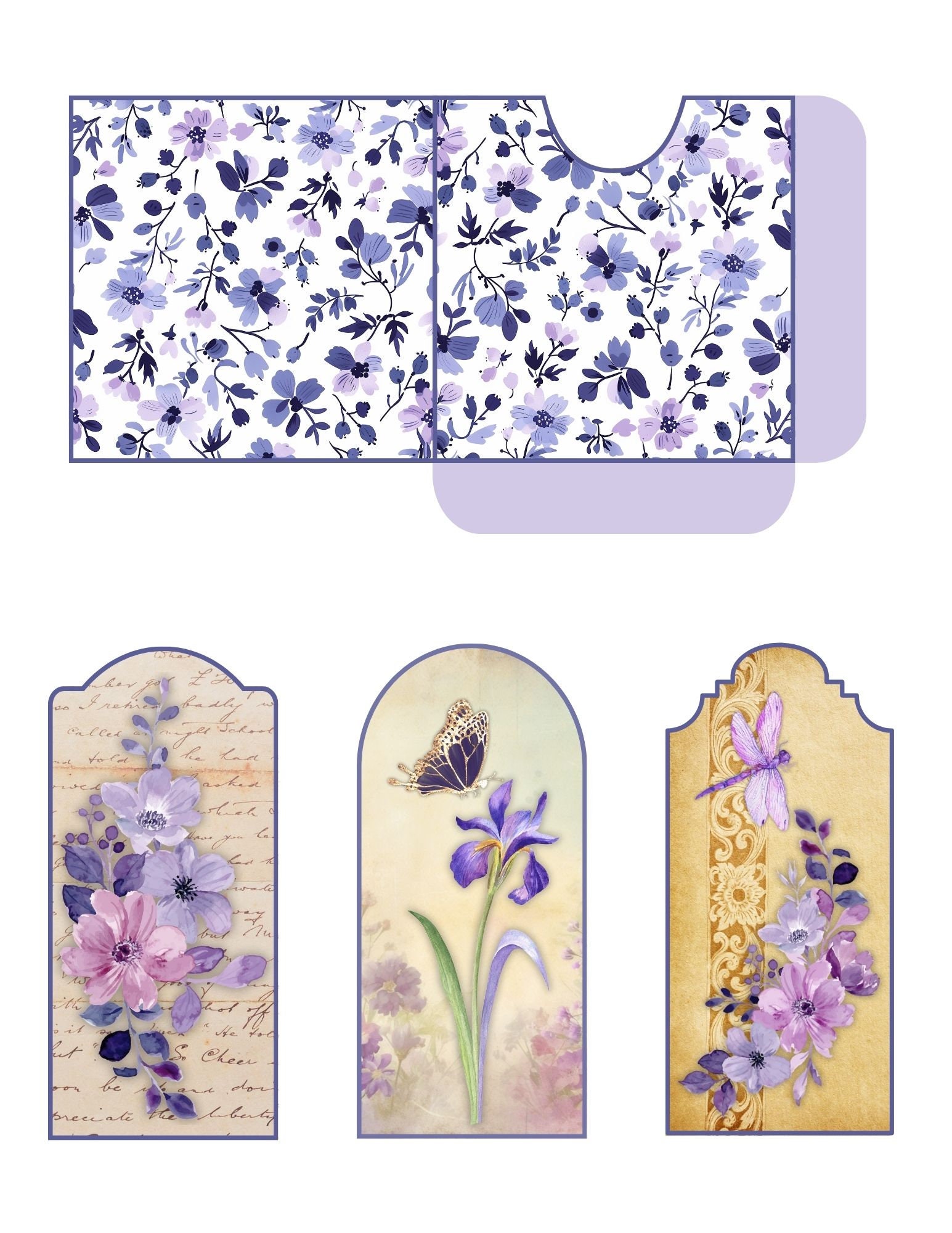 Printable Pockets and Tags, Junk Journal Ephemera, Loaded Pocket Tags ...