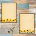 Sunflower Printable Stationery, Floral Letter Writing Paper (PDF) - Etsy