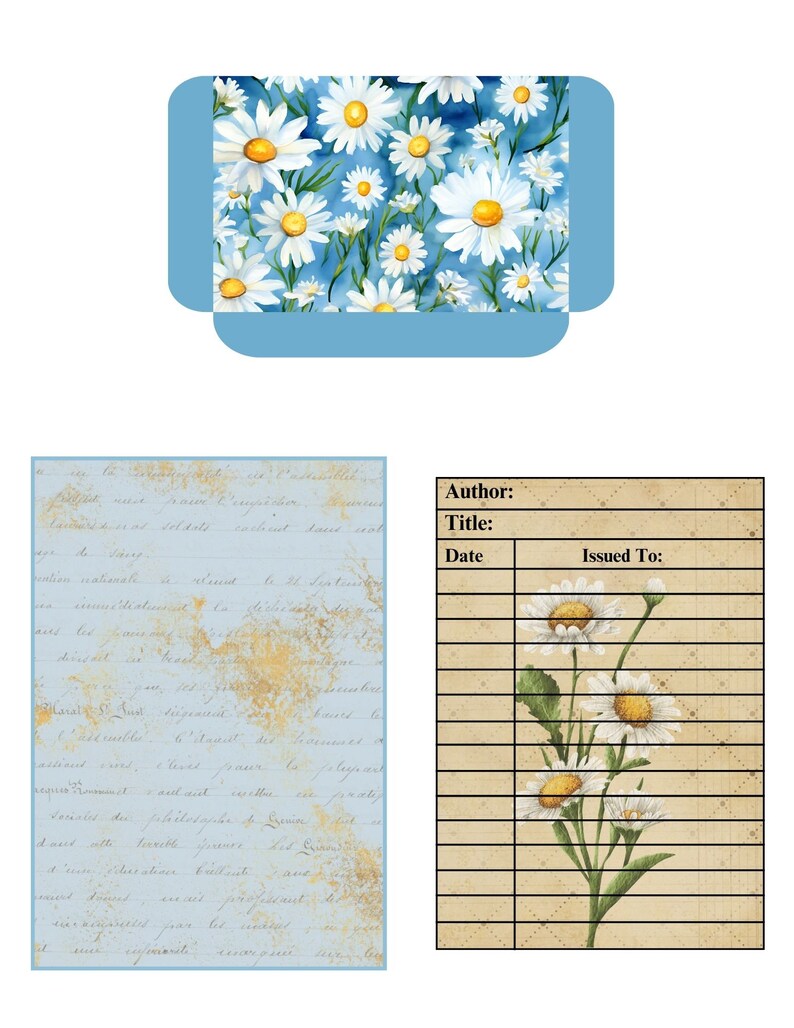 Library Pockets & Cards, Loaded Pocket Tags, Ephemera, Junk Journal ...