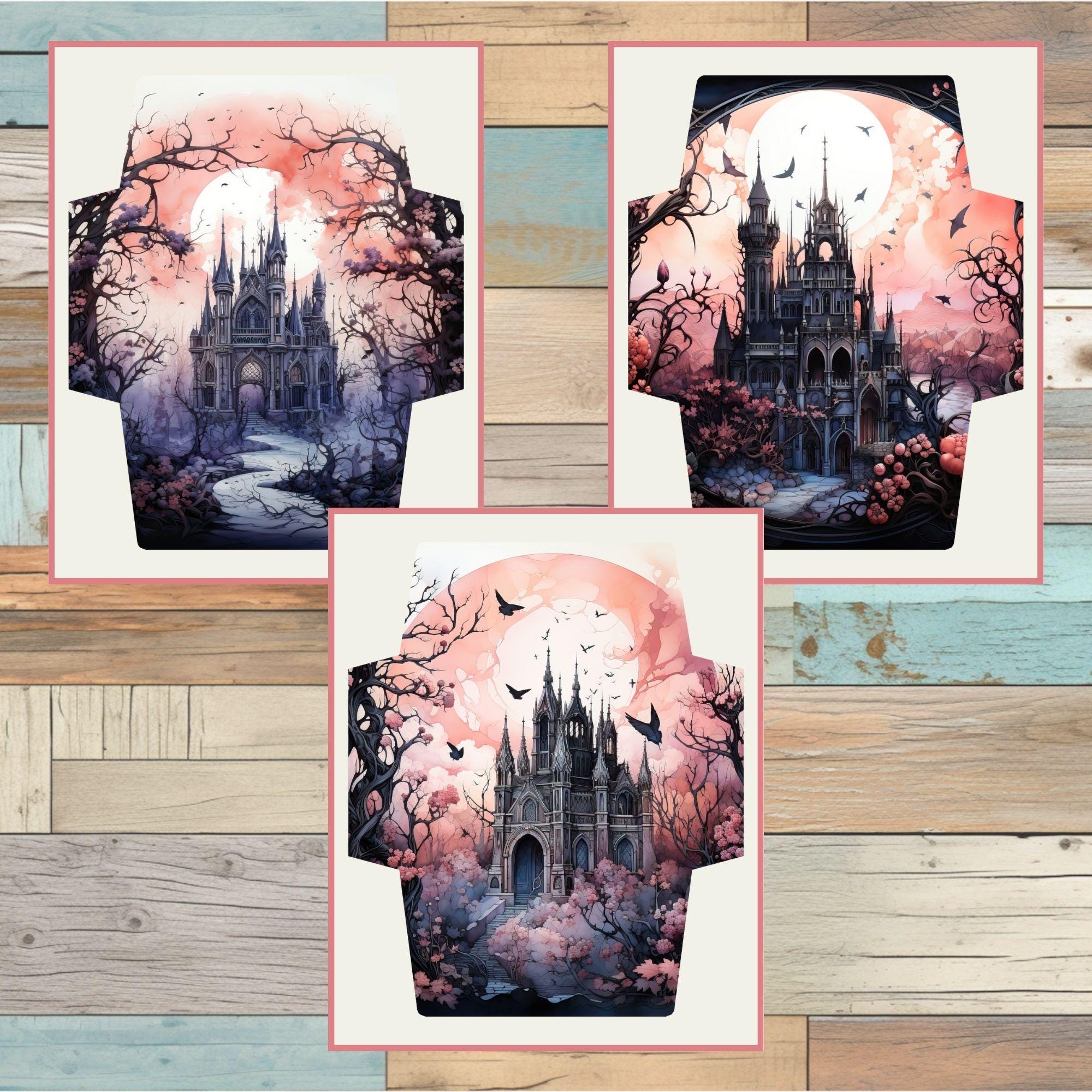 Victorian Garden Printable Envelopes, Digital Printable Junk Journal ...