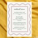 Bar + Drinks Menu, Simple Wave Border Menu, Printable Reception Menu ...
