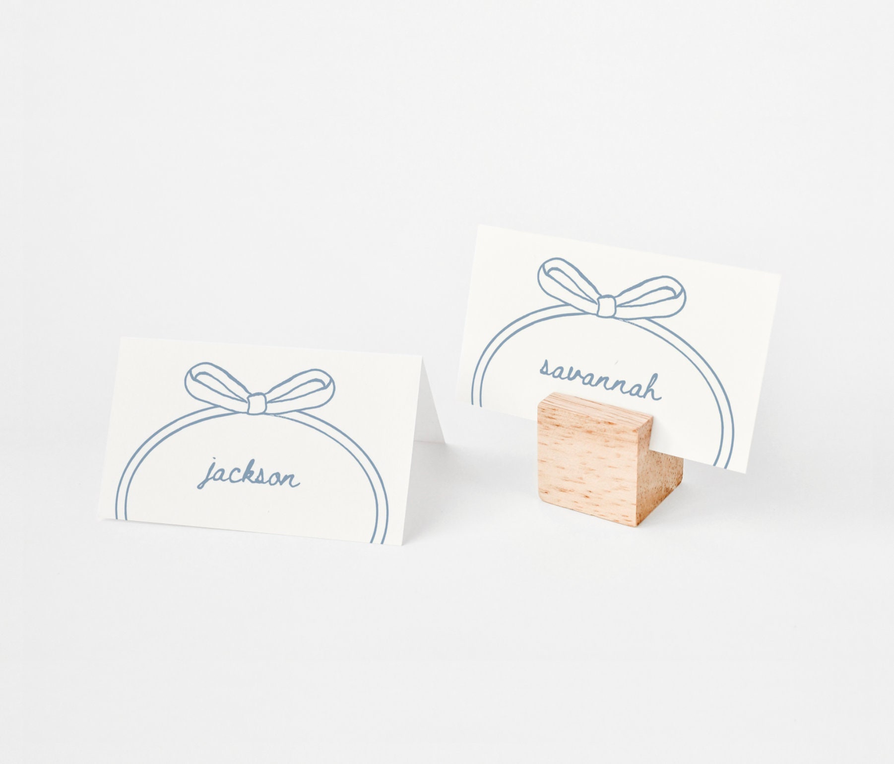 Bow Ribbon Menu & Placecard Template, DIY Bow Brunch Menu, Wedding Menu ...