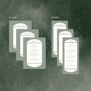 RECEPTION MENUS, Bar Drinks Menu, Retro Pacifica Wes Anderson Inspired ...