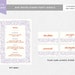Hand Drawn Mini Wavy Border Dinner Party Menu, Rehearsal Dinner Menu ...