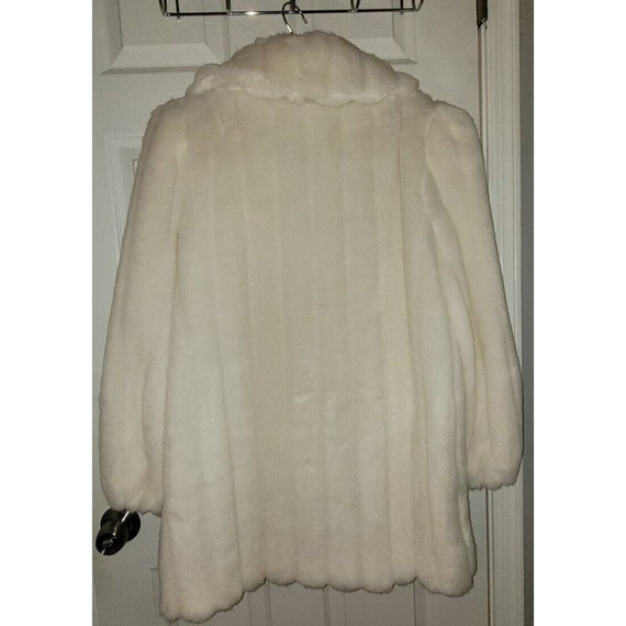 JORDACHE RARE 1980's Vintage Faux Fur Coat Womens Siz… - Gem