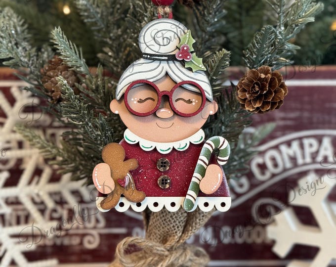 Mrs Claus Ornament