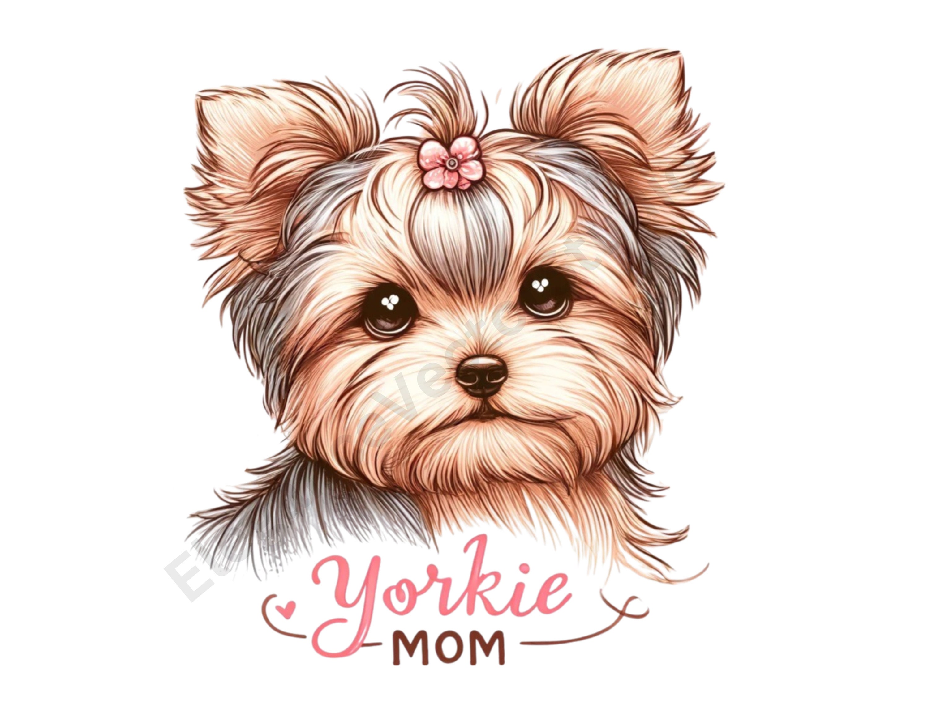 Hand Drawn Yorkie Clipart Bundle: 32 PNG Images (digital Download) - Etsy