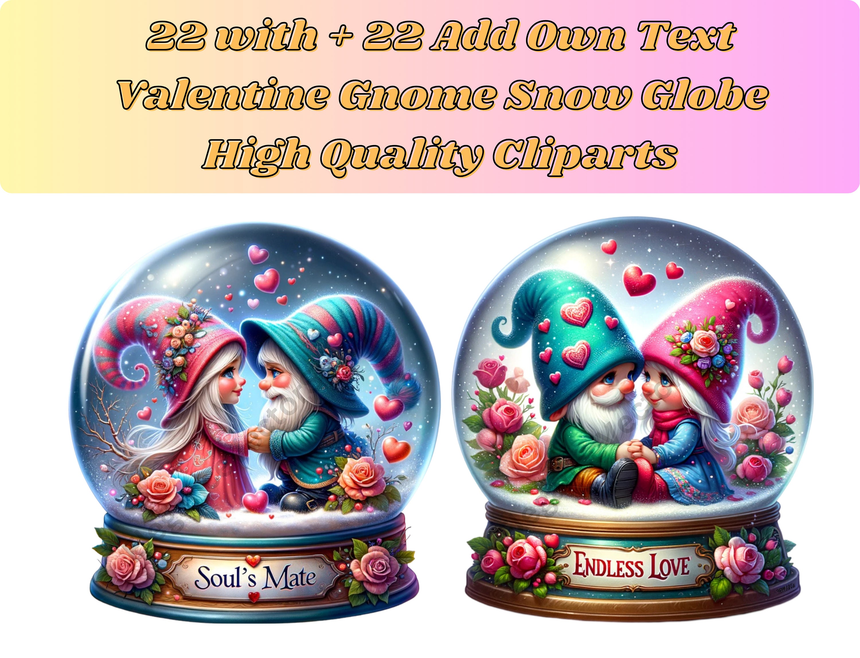 Valentine Gnome Clipart PNG 44 Images, Valentine Snow Globe Gnome ...