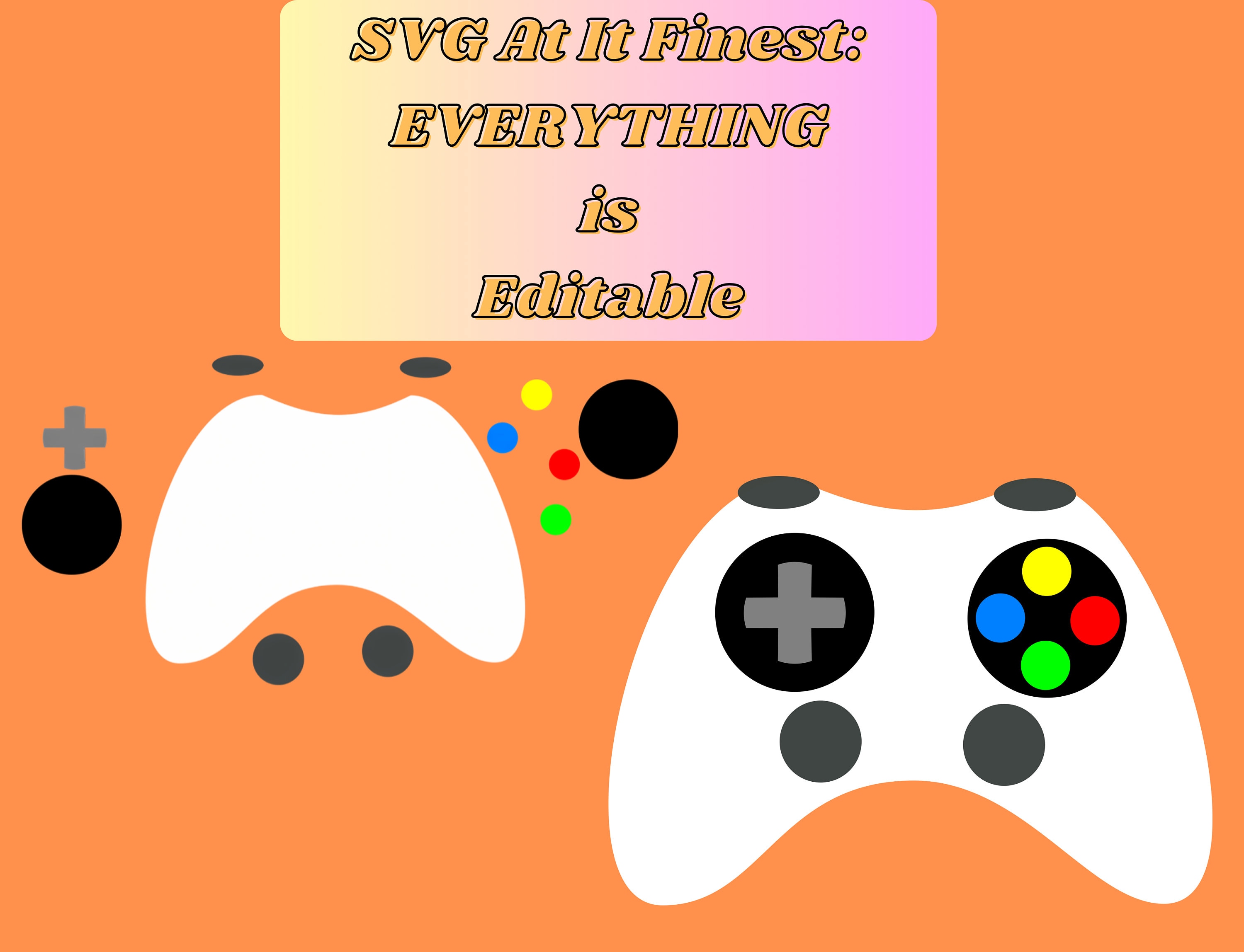 Game Controller Svg, Video Game Clipart, Gamer Svg, Gaming Clipart ...