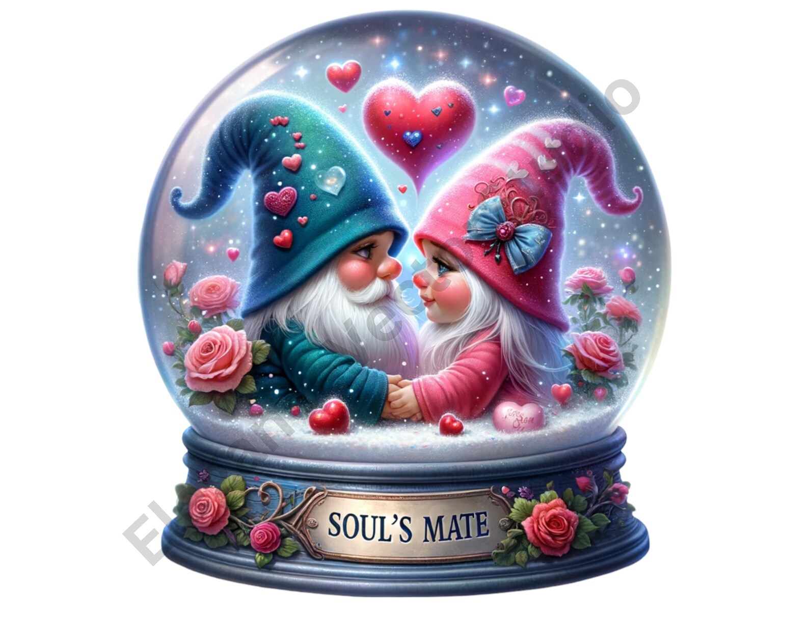 Valentine Gnome Clipart PNG 44 Images, Valentine Snow Globe Gnome ...