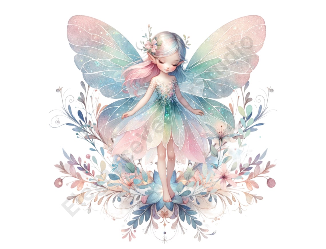 Fairy Watercolor Clipart, Fairies PNG Clipart, Watercolor Clipart ...