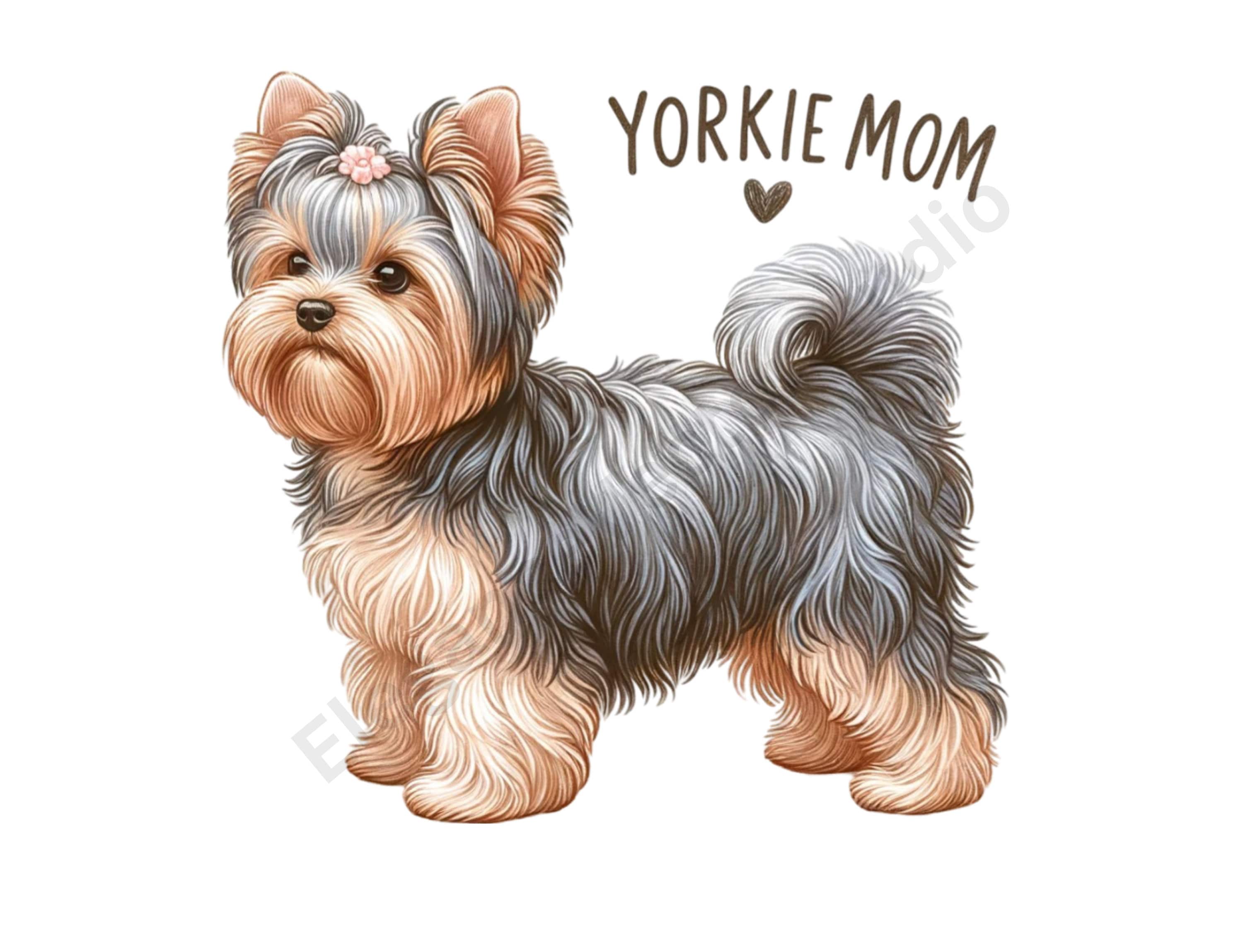 Hand Drawn Yorkie Clipart Bundle: 32 PNG Images (digital Download) - Etsy