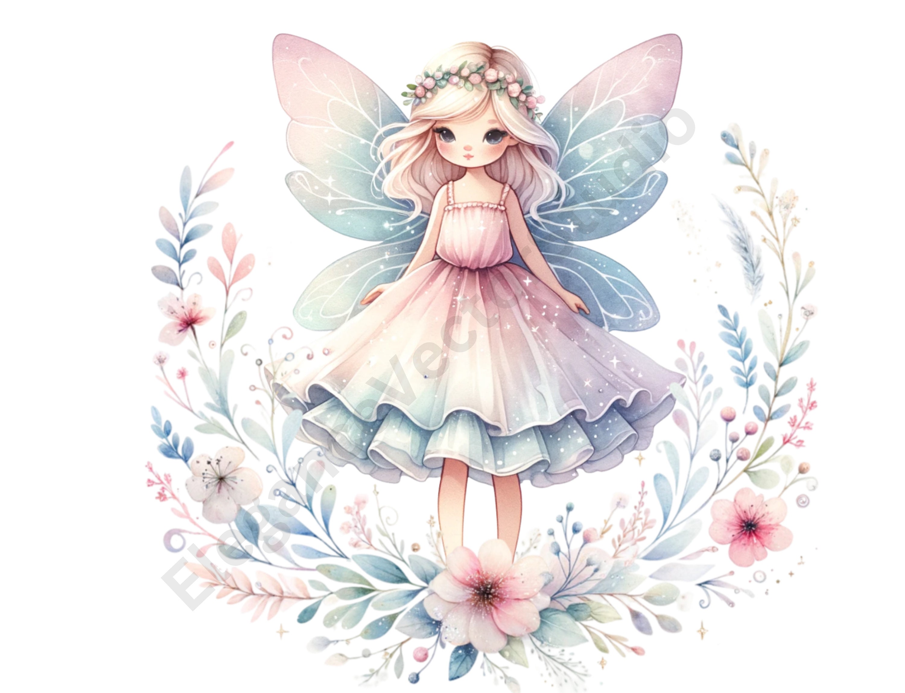 Fairy Watercolor Clipart, Fairies PNG Clipart, Watercolor Clipart ...