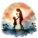 Happy Mother's Day Clipart Bundle, Mom and Child Clipart Set, Mothers ...