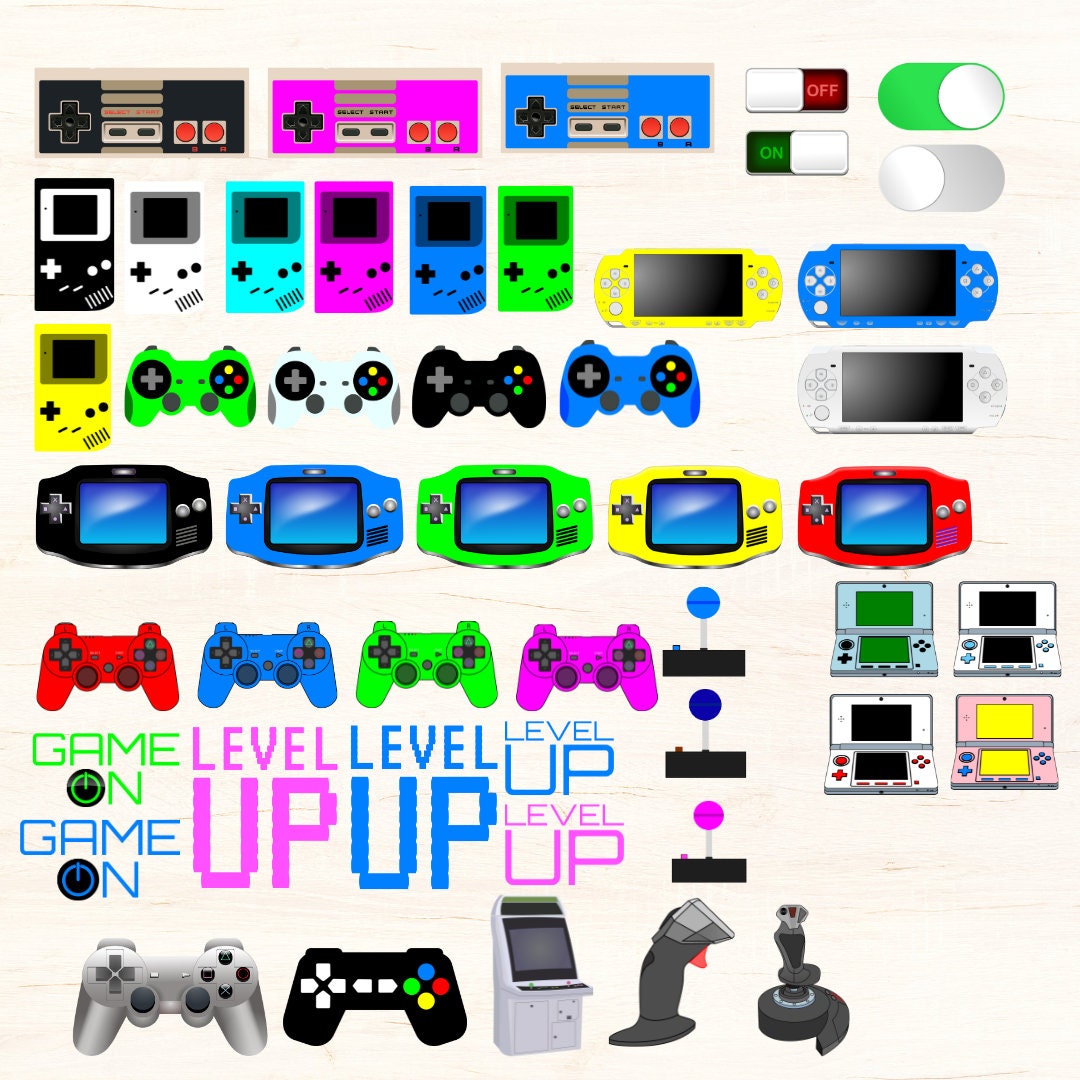 Game Controller Svg, Video Game Clipart, Gamer Svg, Gaming Clipart ...