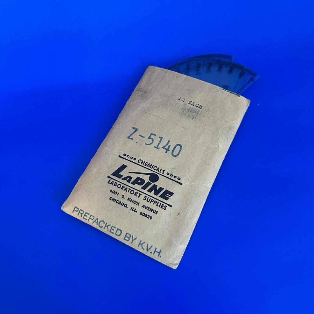 Set of 7 Plastic Protractors in Branded Paper Envelope - La Pine ...