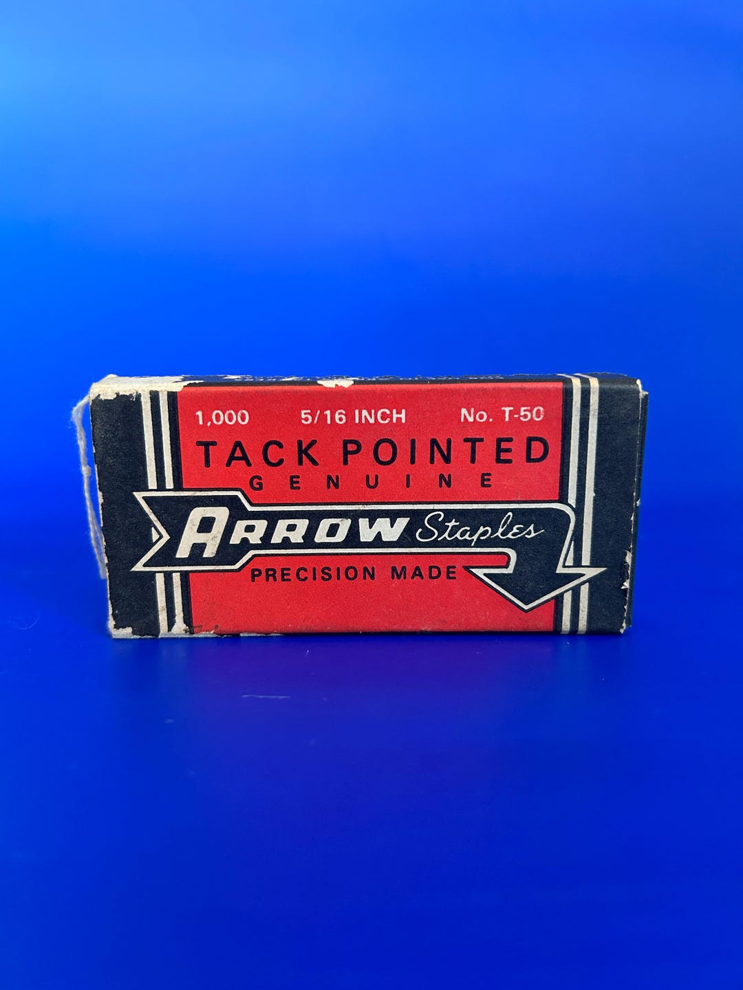 Vintage Tack Pointed Genuine Arrow Staples - Precision Made 5/16" No T ...