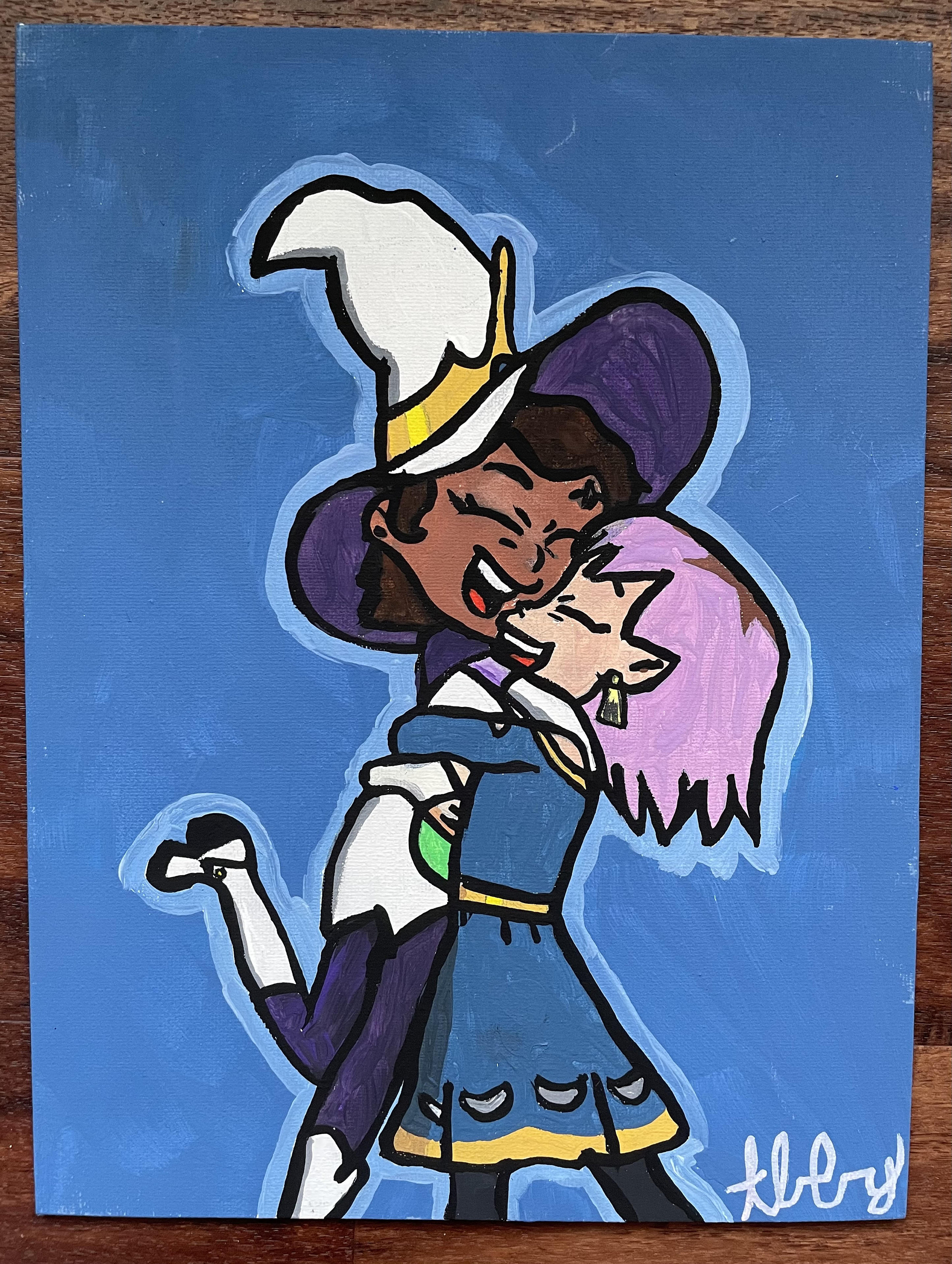 Acrylic Painting of Owl House Couple Lumity - Etsy