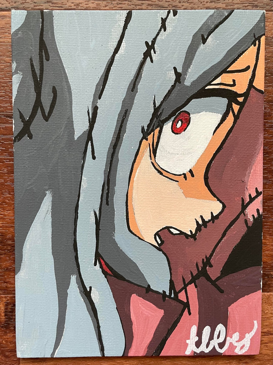 Acrylic Painting of MHA Character Eri - Etsy