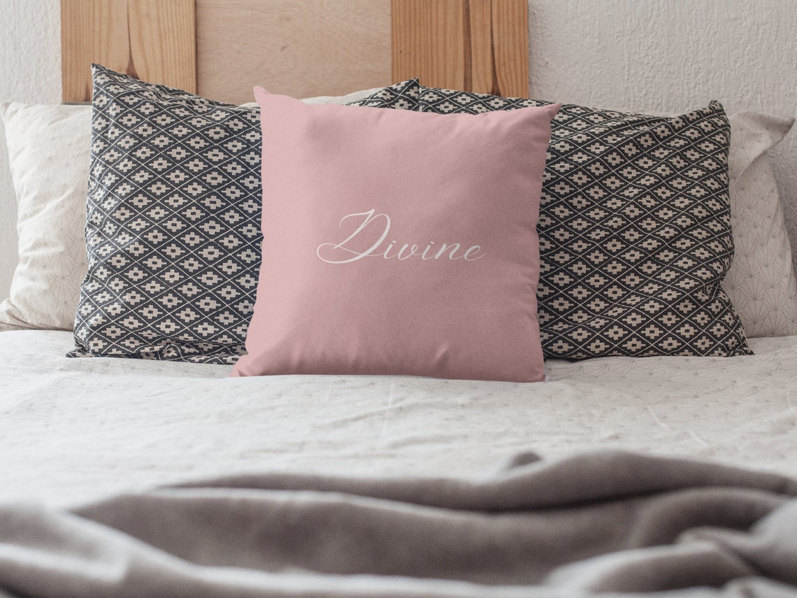 Pink Throw Pillow, Pink Pillow, Pink Accent Pillow, Pink Bed Pillow ...
