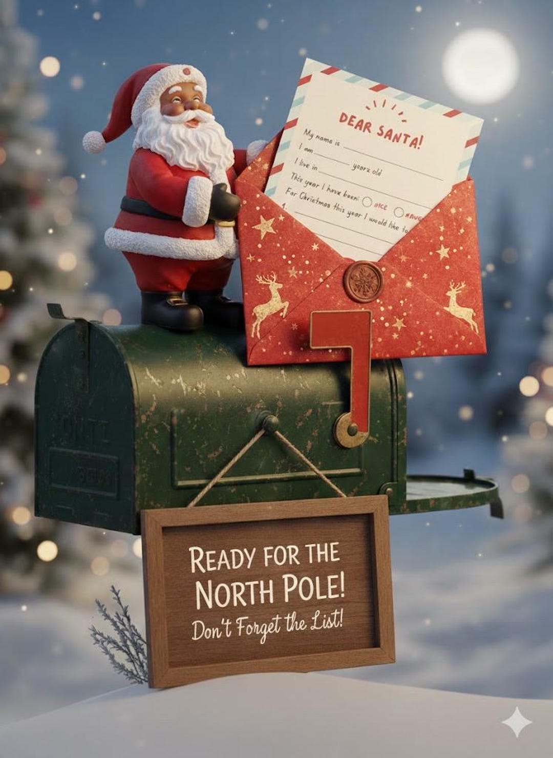 Ready to Mail: My Christmas List - Etsy UK