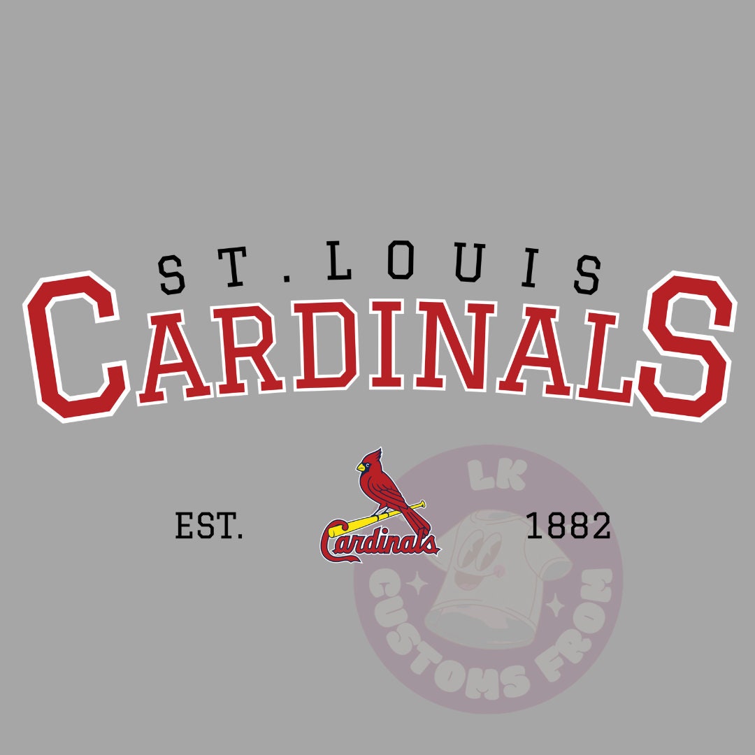 Digital Print Cardinal Cards STL St. Louis Original Baseball PNG - Etsy