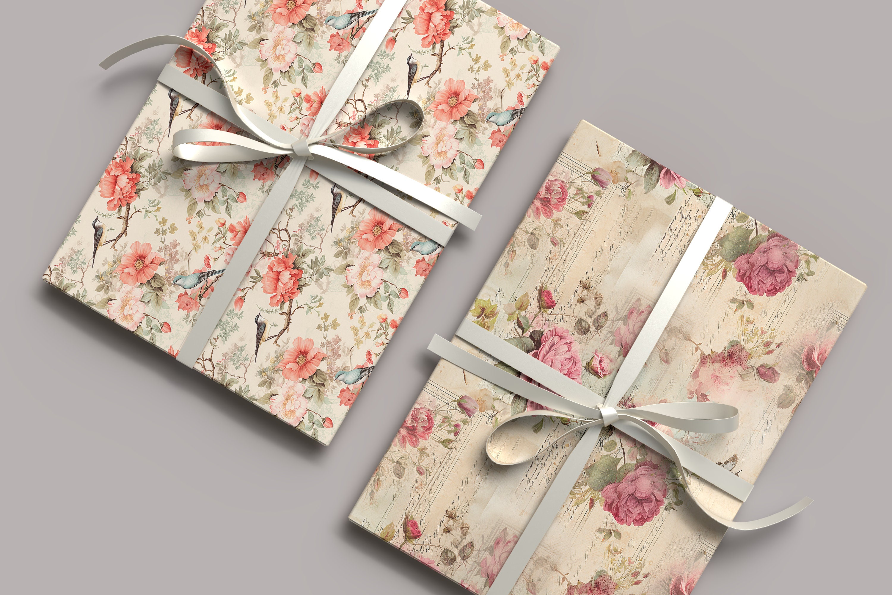 Pink Ephemera Digital Paper, 20 High Quality Png's, Scrapbook Paper ...