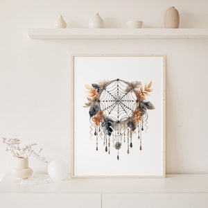 Boho Halloween, 20 PNG Halloween Clipart Bundle, Boho Floral, Boho PNG ...