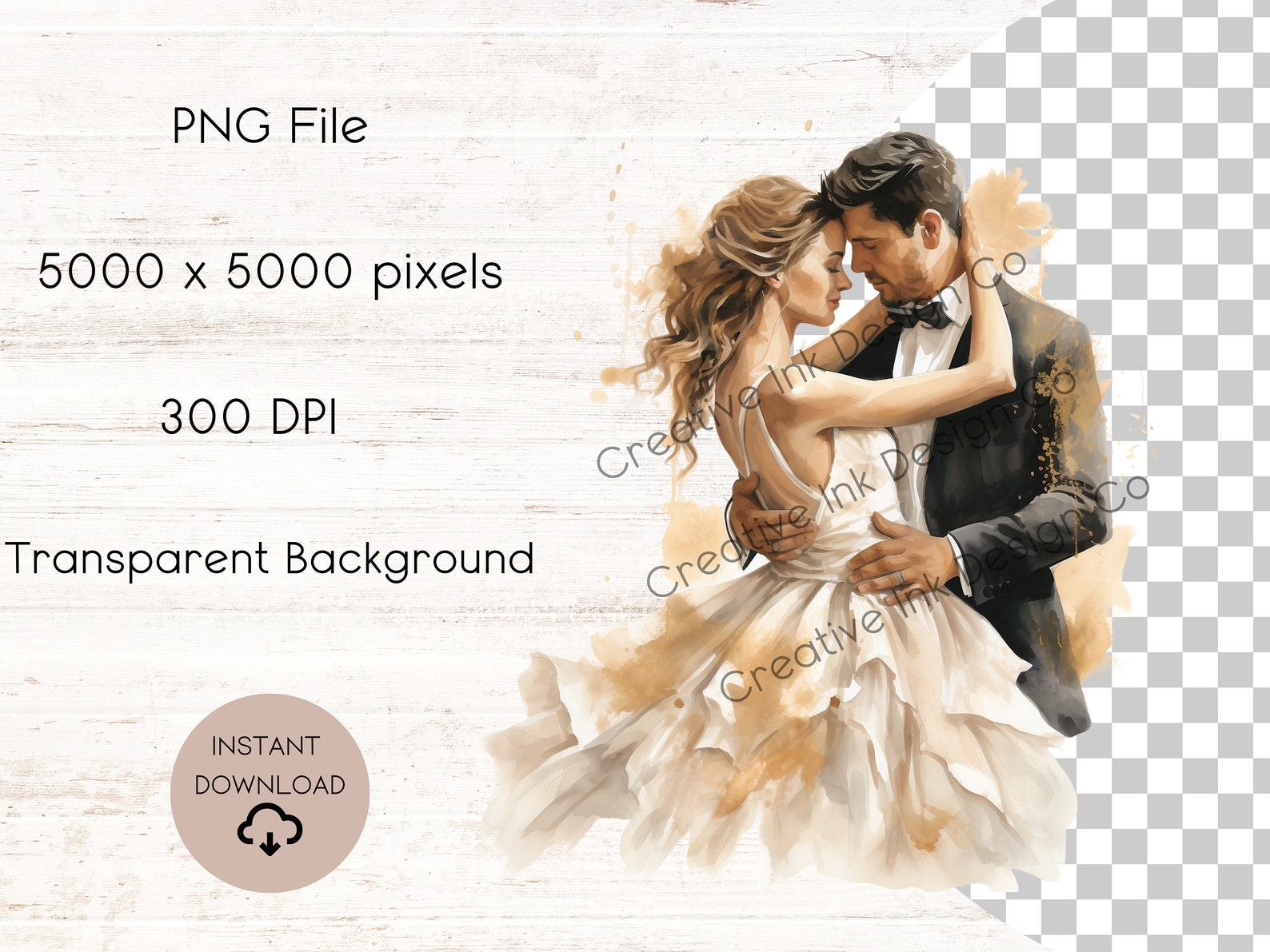 Gold Wedding Clipart, Bridal PNG, 25 High Quality PNG, Wedding Clipart ...