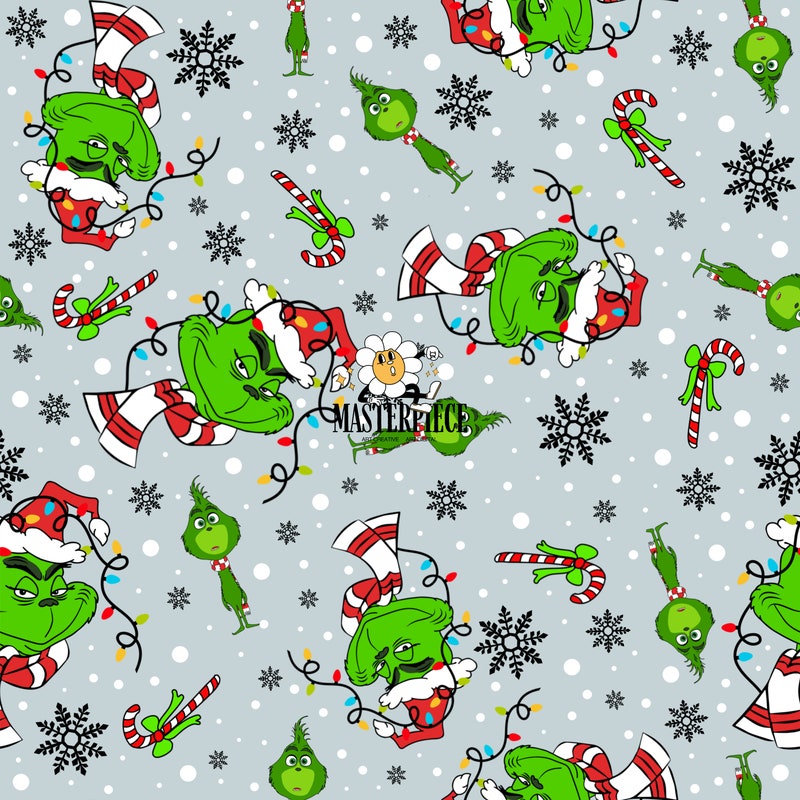 Grinch Pattern - Etsy
