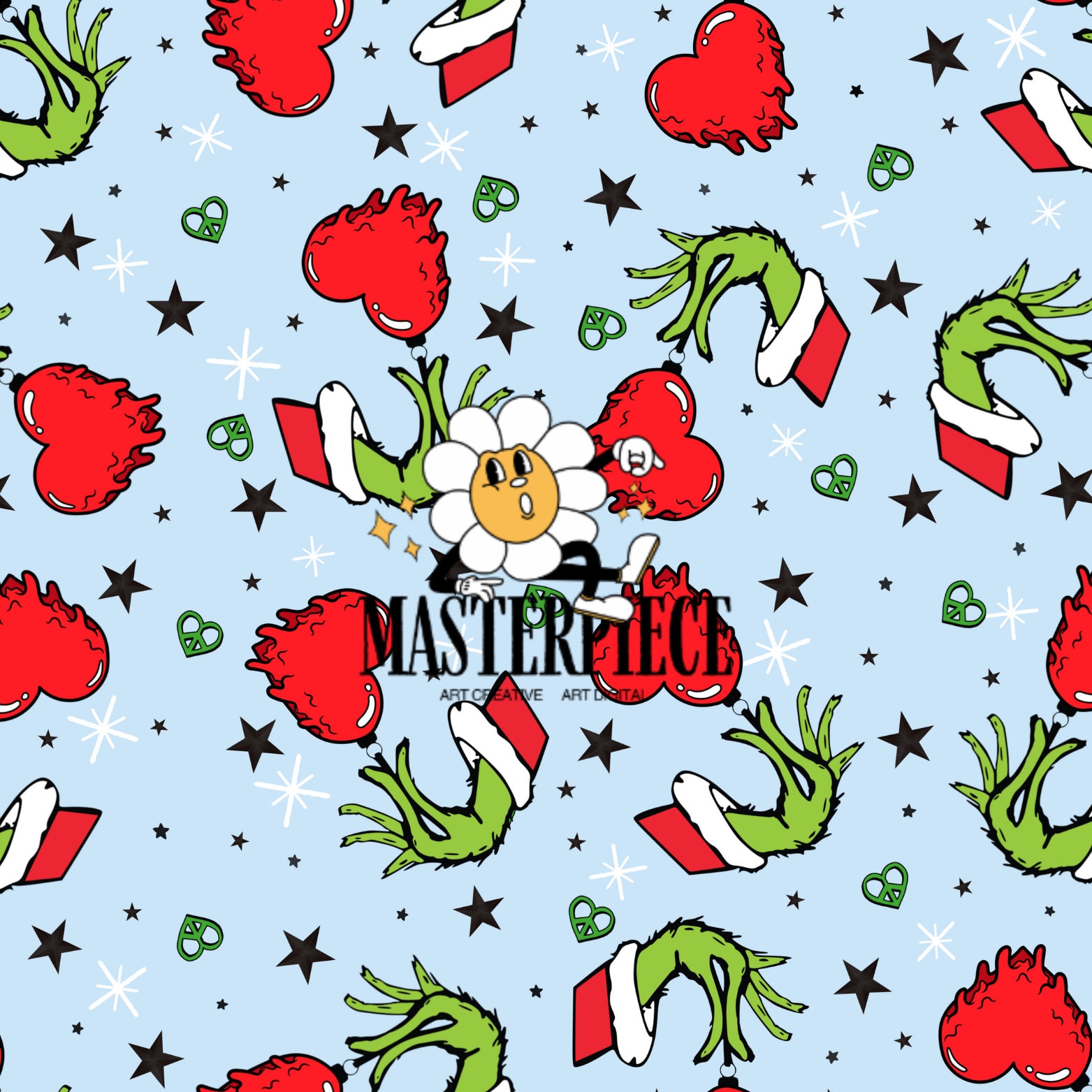 The Grinch Christmas Seamless Pattern, Grinchmas Seamless Files ...