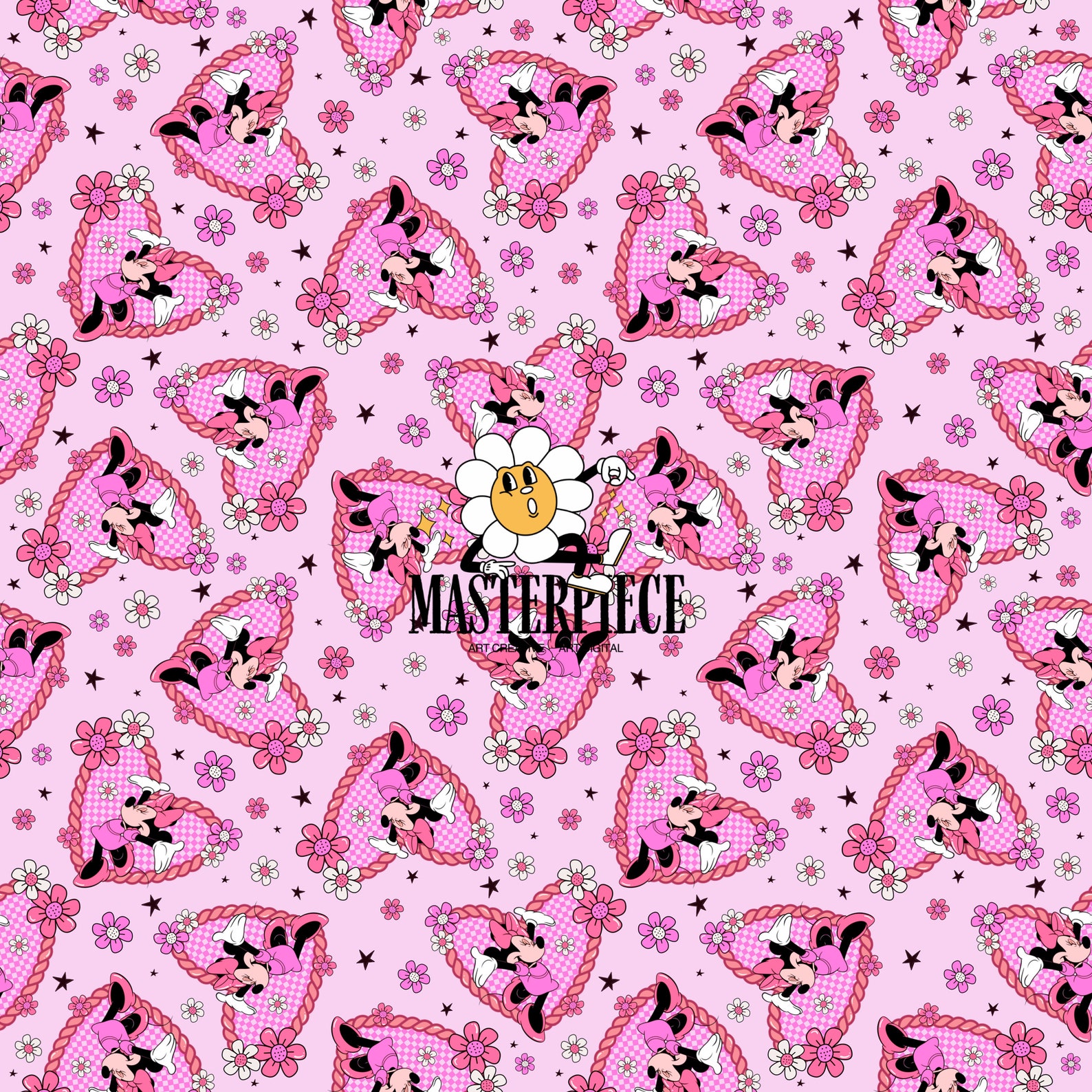 Cute Minnie Mouse Seamless File, Spring Disneyland Seamless, Spring ...