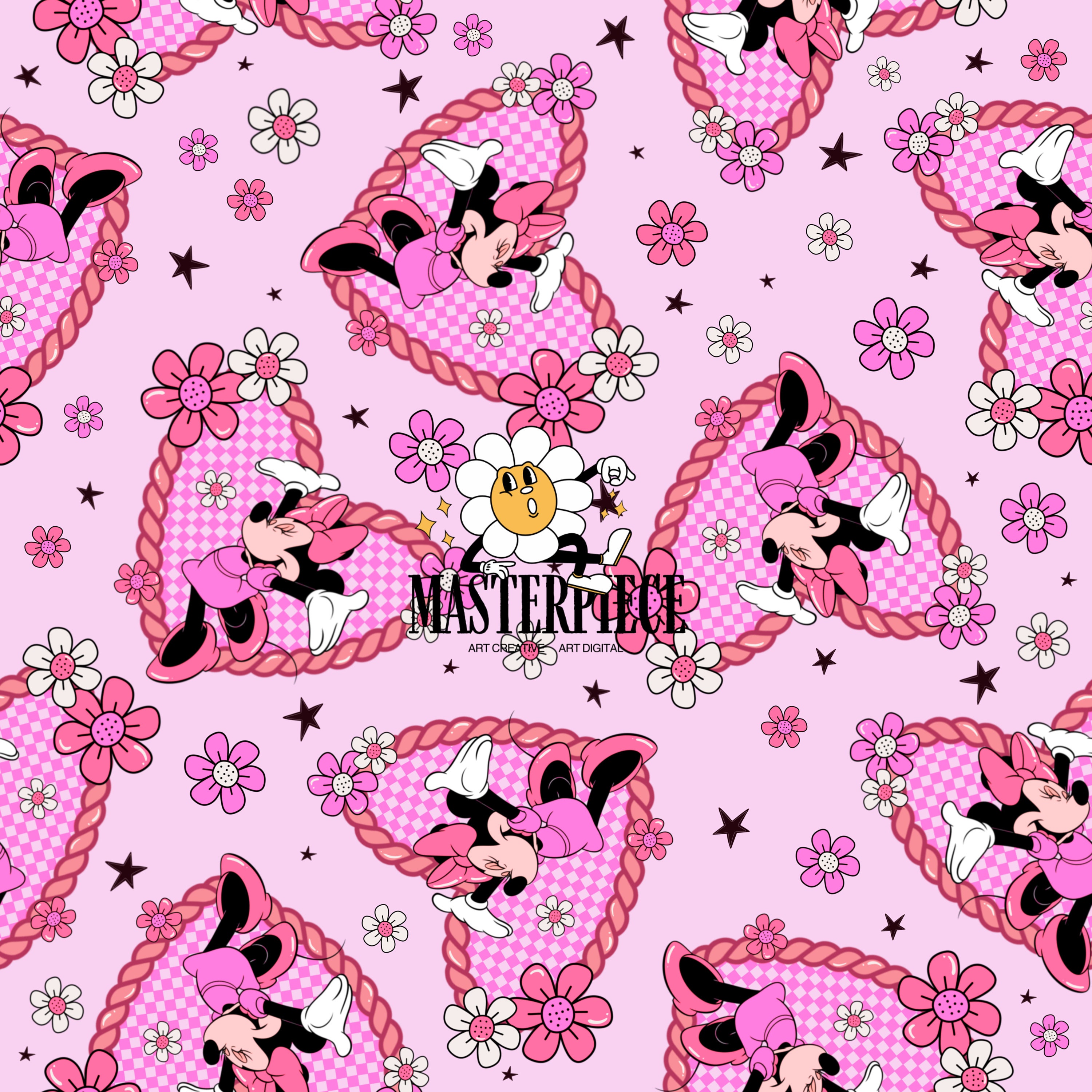 Cute Minnie Mouse Seamless File, Spring Disneyland Seamless, Spring ...