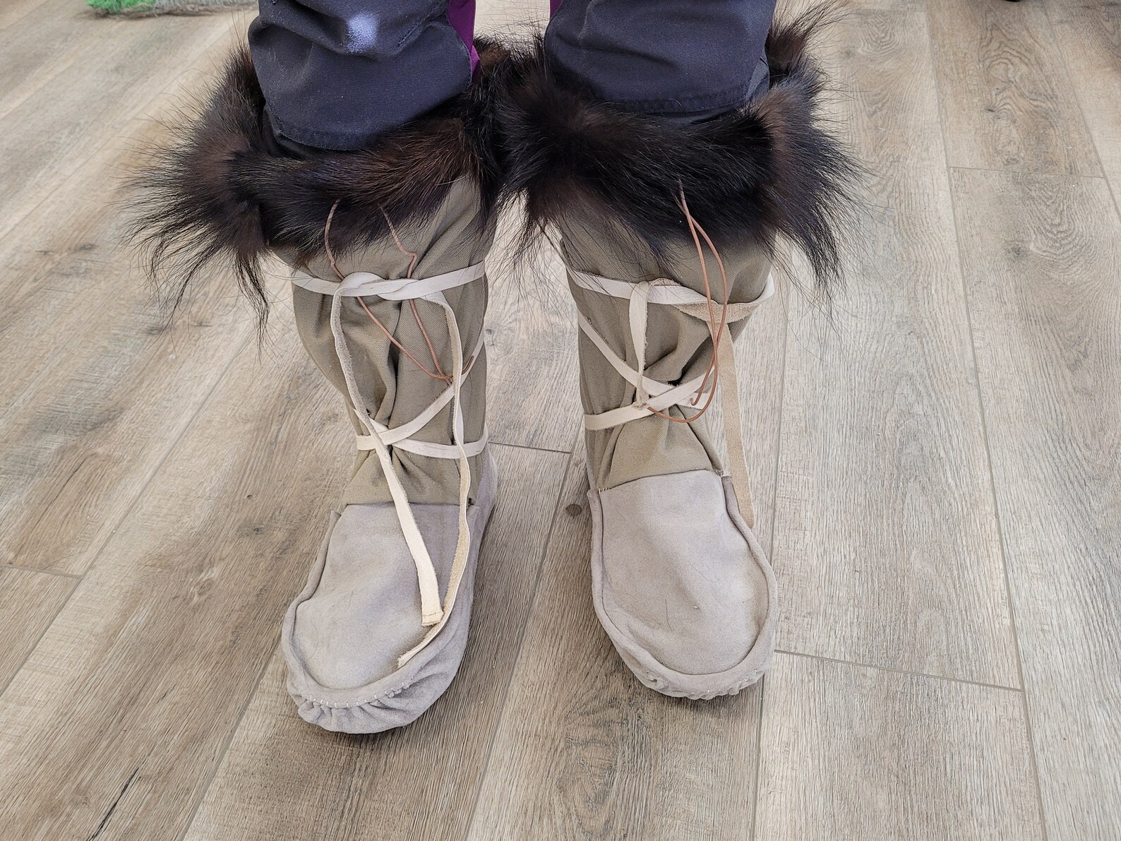 Men's 9 Winter Mukluk Boots Wolverine Trim - Etsy