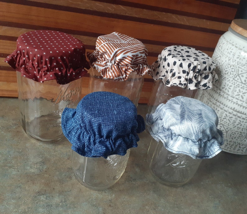 Mason Jar Cover for Ginger Beer, Kefir, Sourdough, Kombucha, Canned ...