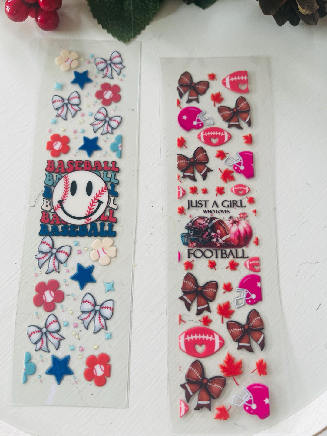 Sports Lover Bookmark UV DTF Double Side Print - Etsy